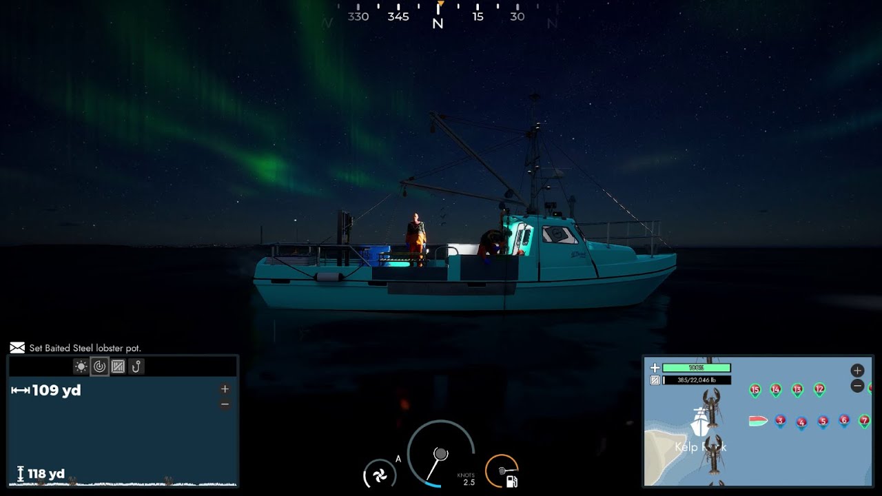 Northern Lights. Fishing North Atlantic. Lobster Fishing - YouTube