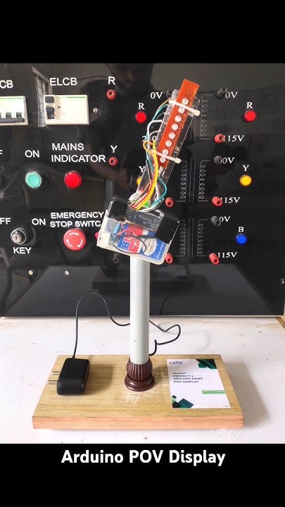 Arduino POV Display #viralvideo #vir#youtubeshorts - YouTube