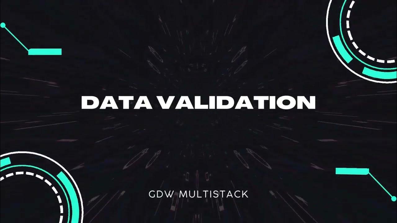 Data Validation - YouTube