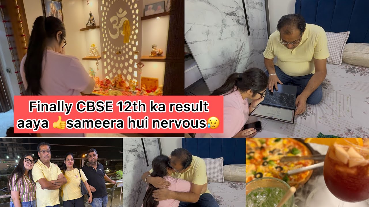 Finally CBSE 12th board ka result aaya 👍 Sameera hui nervous 😥FEELING EMOTIONAL😭 preeti Bhatia ...