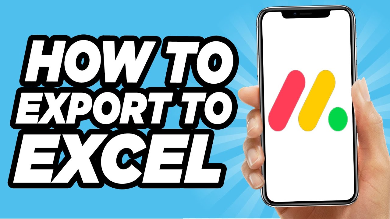 How To Export To Excel On Monday.com (Easy!) - YouTube