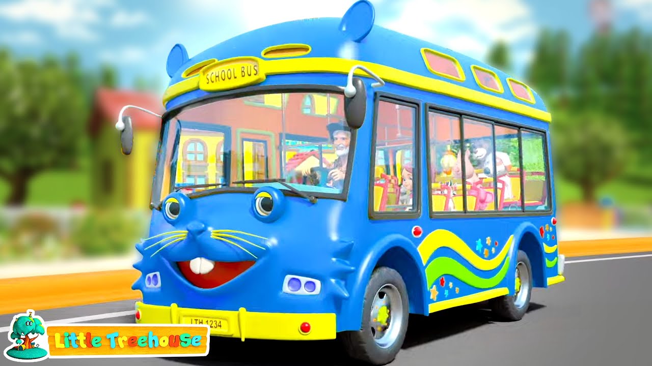 Wheels On The Bus, Fun Adventure Ride and Nursery Rhymes for Kids ...