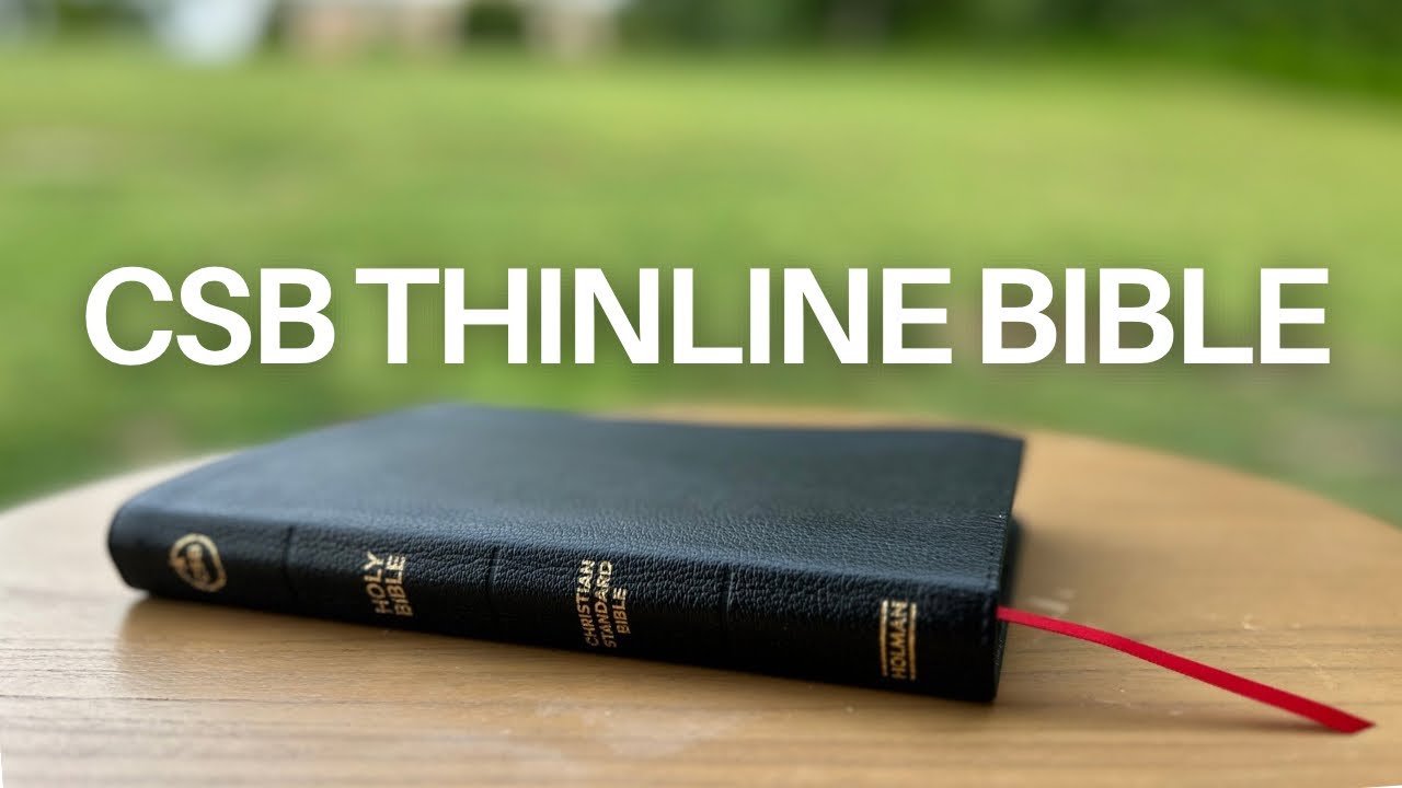 CSB Thinline Bible Genuine Leather Review | Compact, Rugged, and ...