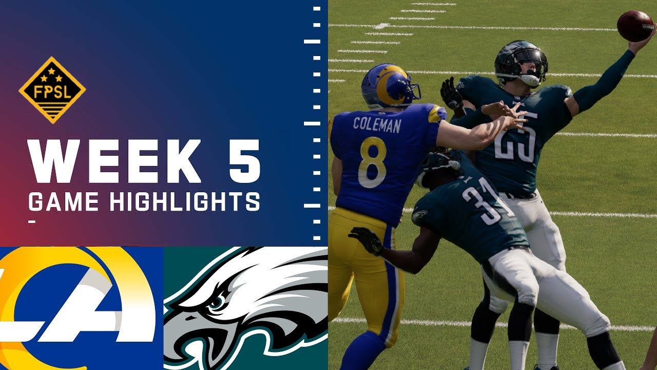 Eagles vs Rams | SH FPSL | Week 5 - YouTube