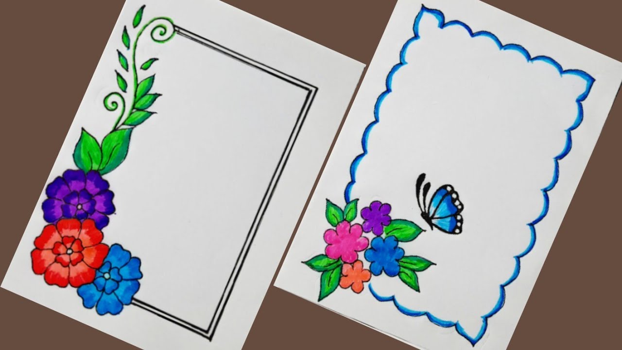 PROJECT DESIGN /PROJECT WORK DESIGNS/BEAUTIFUL BORDER DESIGNS/ARTS ...