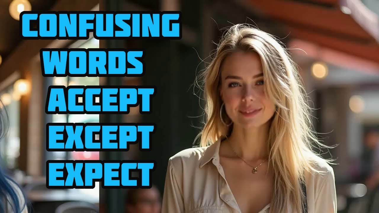 ACCEPT EXCEPT EXPECT Improve Your English-Speaking 🇺🇸AMERICAN ENGLISH - YouTube