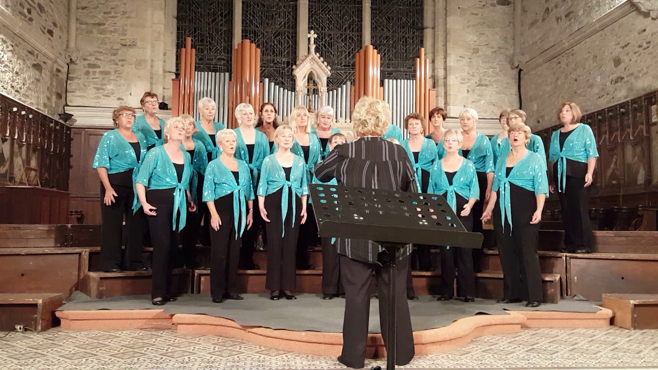Renaissance Acappella Chorus (Exmouth) singing in France - YouTube