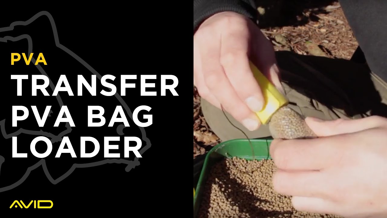 Avid Carp 'Transfer PVA Bag Loader' Lick 'n' Stick Method - YouTube