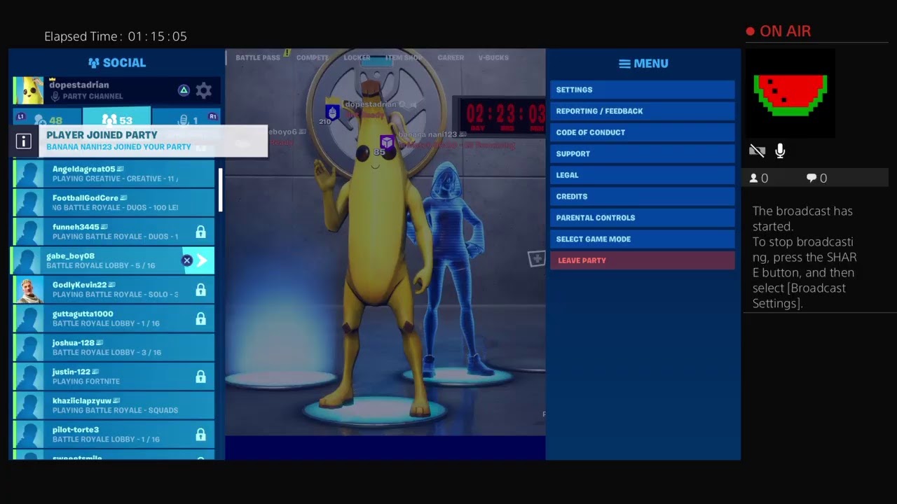 Banana army raid live - YouTube