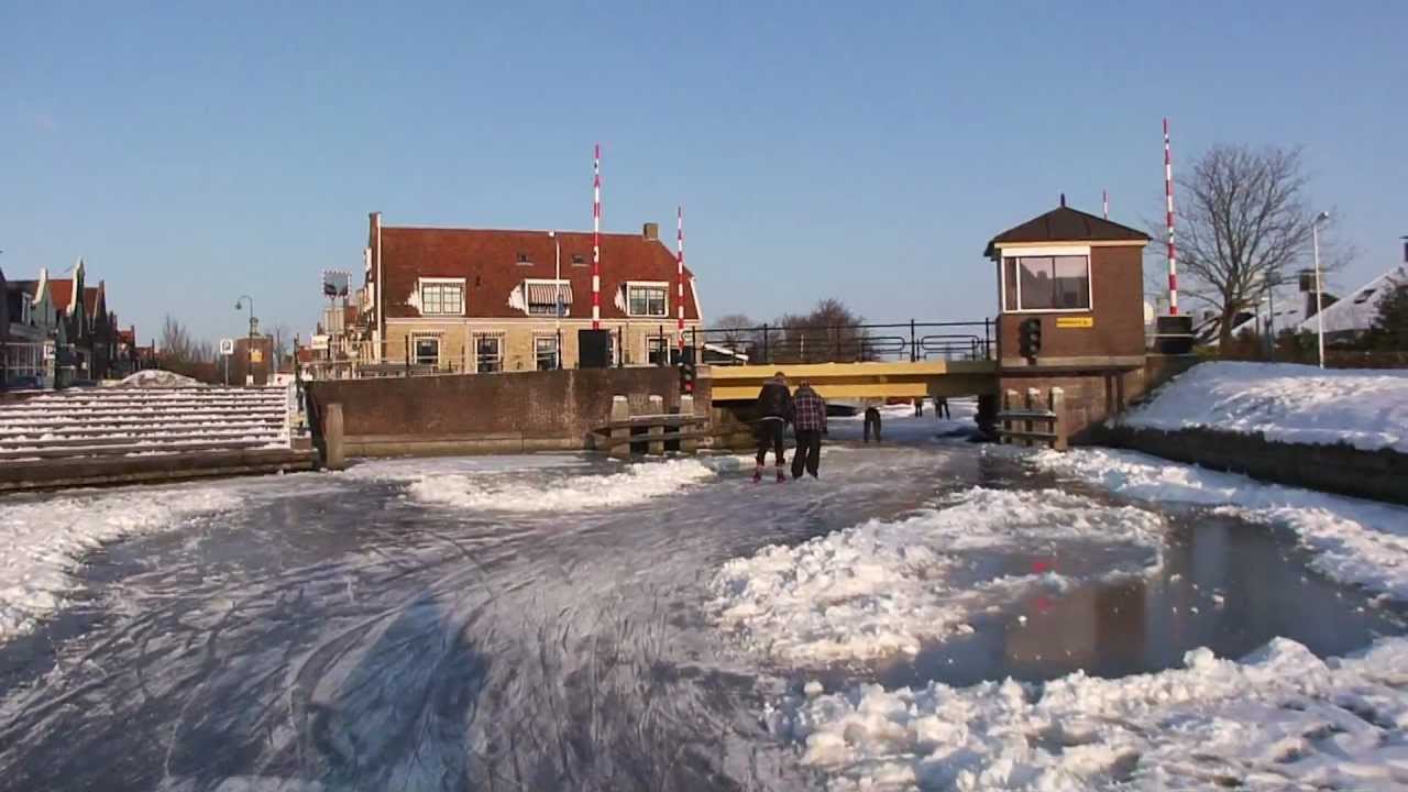 Alvestêdetocht Warkum Elfstedentocht Workum.MTS - YouTube
