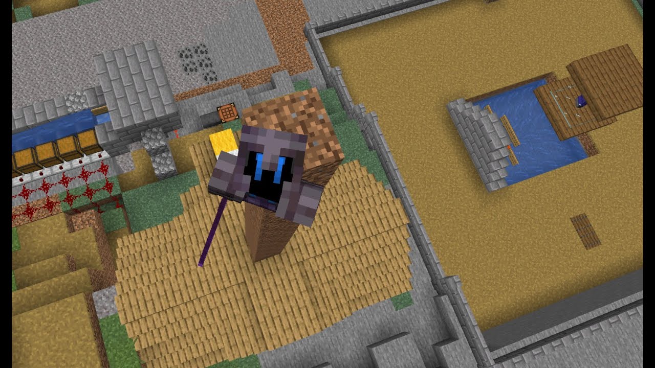 Minecraft Survival Episode 2. Iron farm, Nether, And Farm Auto Sorter ...