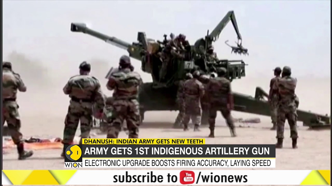 Dhanush Artillery Gun to be inducted into Indian Army - YouTube