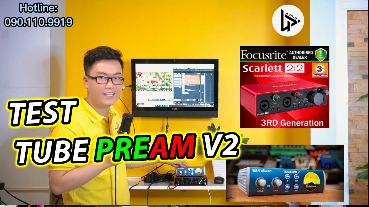 Liệu Tube Pream có làm cho tiếng mic hay hơn test TubePre V2 - YouTube