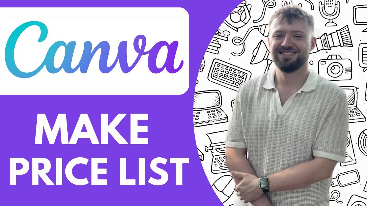 How to Make Price List on Canva - 2025 (Simple Tutorial) - YouTube
