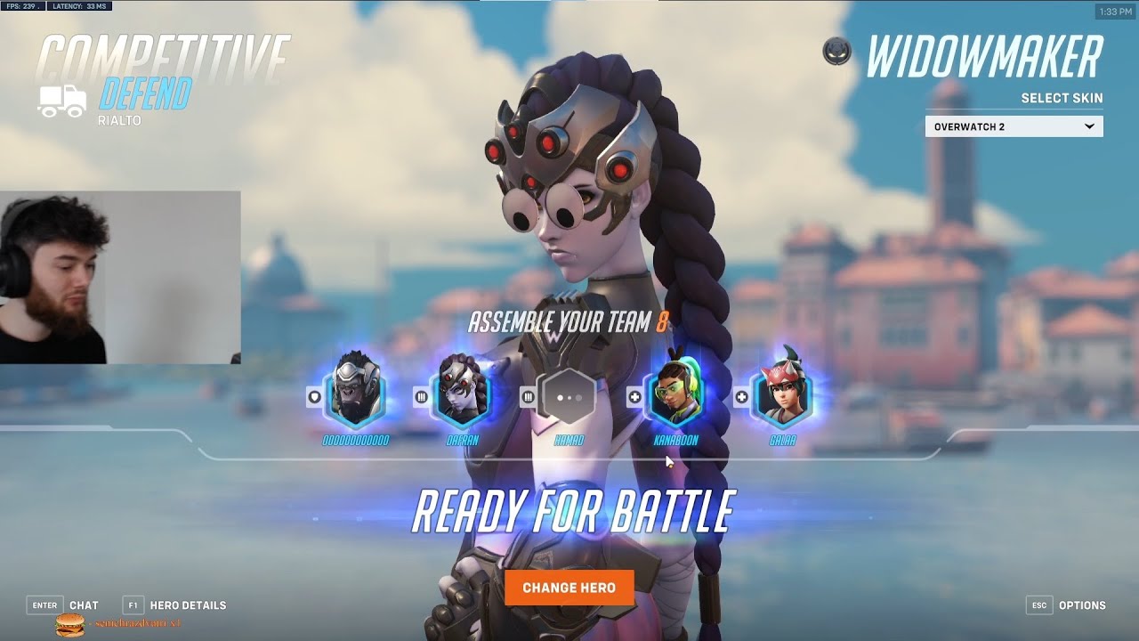 Dafran Widowmaker Overwatch 2 Gameplay Season 9 Youtube
