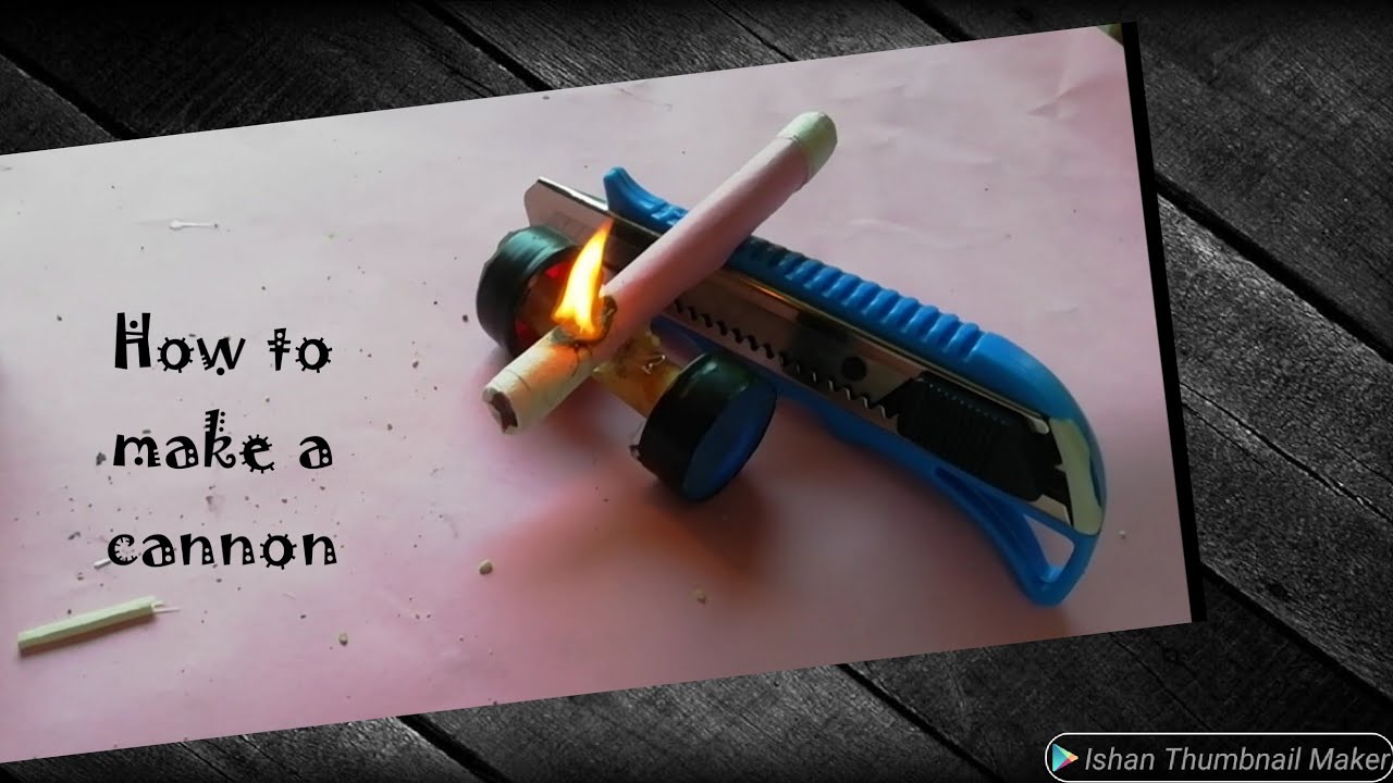 How to make a cannon || Diy cannon - YouTube