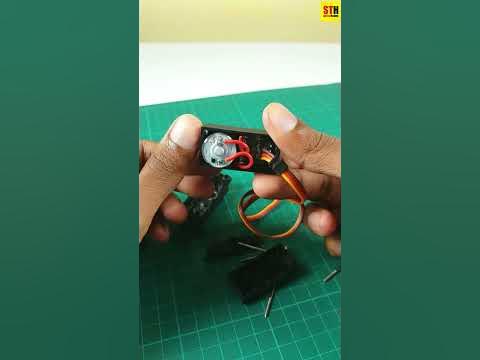 How to disassemble the MG995 servo motor? - YouTube