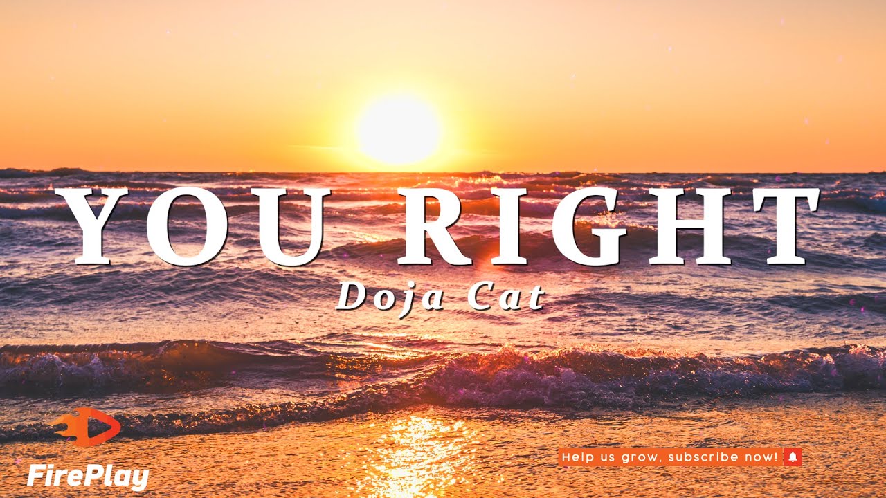 @dojacat ft. @TheWeekndVEVO - You Right (Lyrics) - YouTube