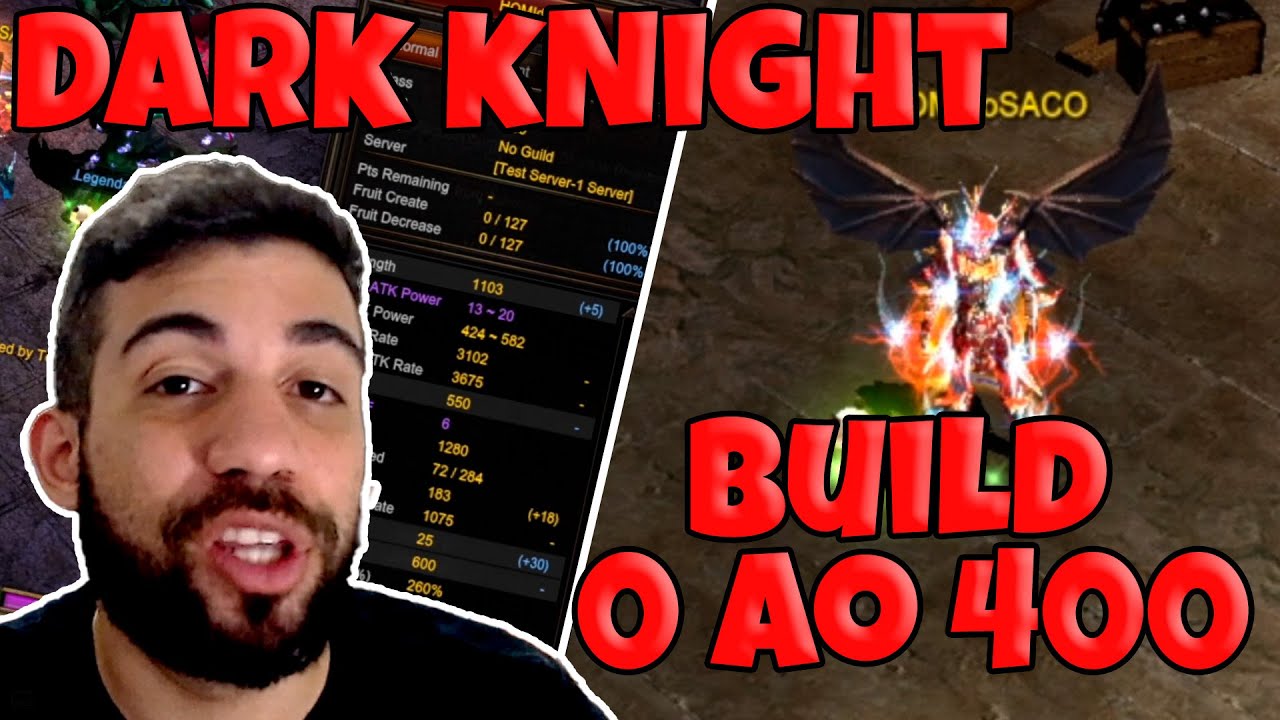 [Mu Global] Build Dark Knight lv 0 ao 400 - YouTube