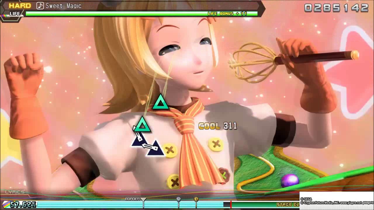 Hatsune Miku: Project DIVA Future Tone - Sweet Magic Hard Perfect - YouTube