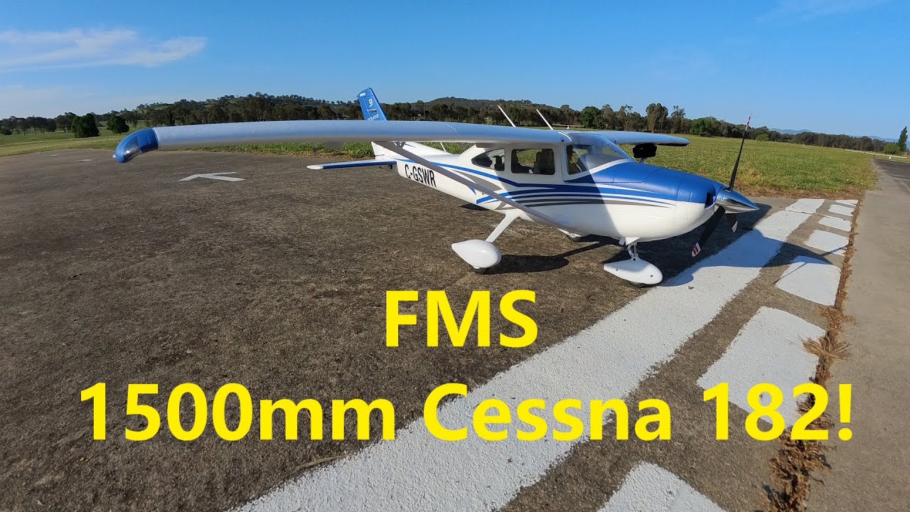FMS Cessna 182 1500mm! - YouTube
