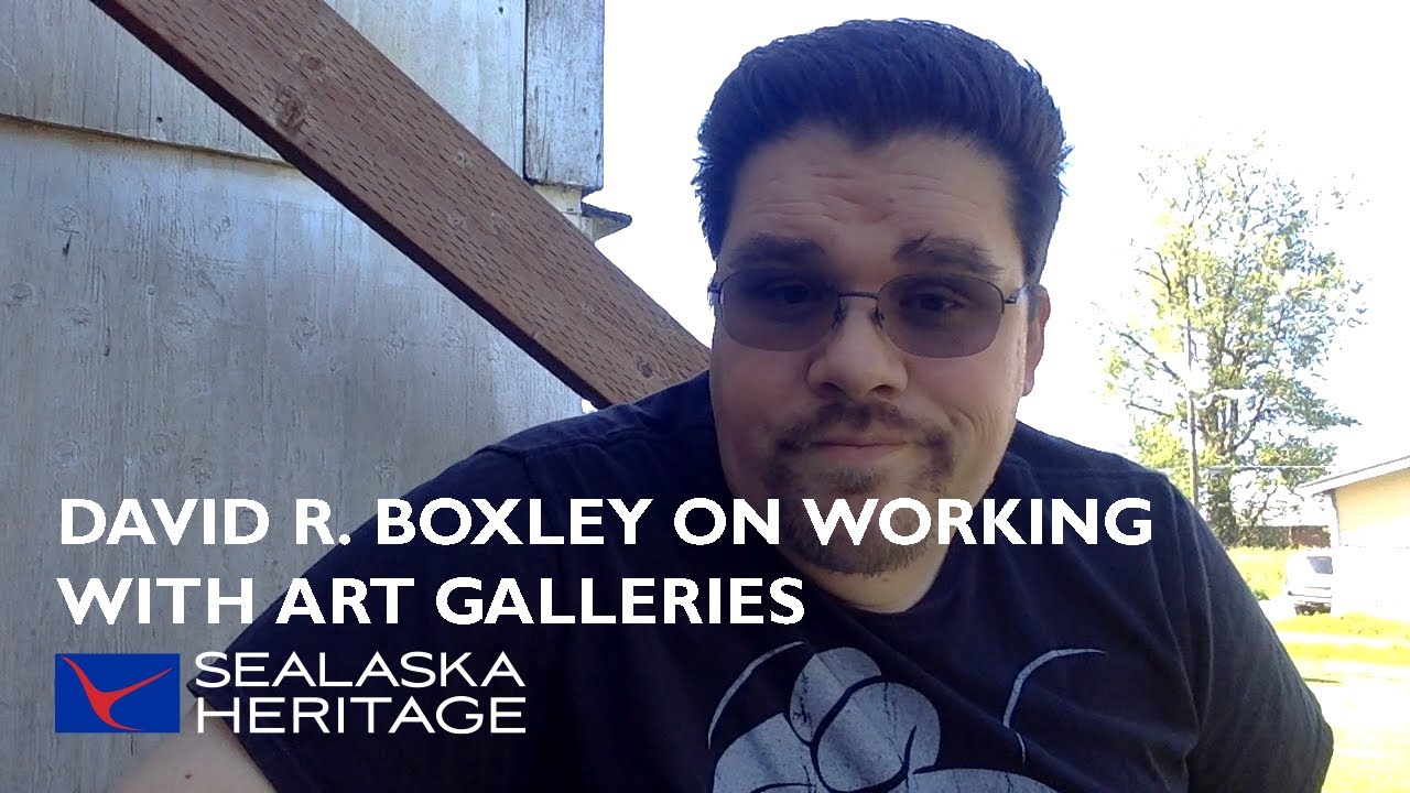 Tsimshian Artist David R. Boxley on Working with Galleries - YouTube