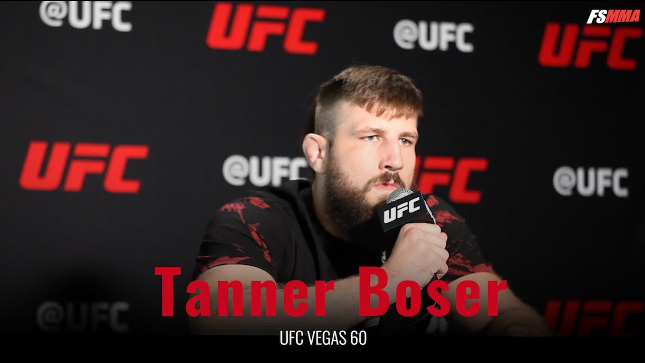 Tanner Boser UFC Vegas 60 media day interview - YouTube