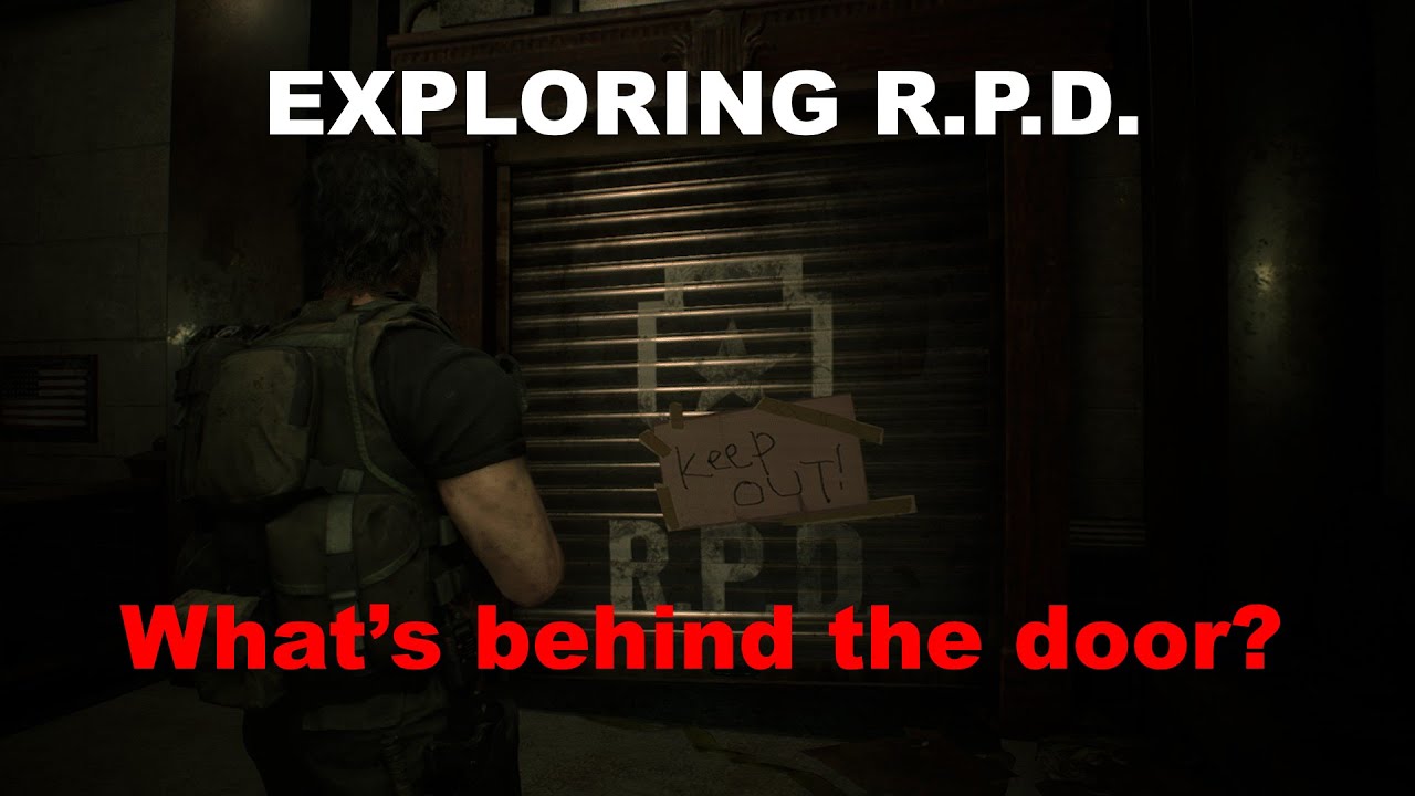 Resident Evil 3 Remake - Exploring RPD with 'No Clip' Mod - YouTube
