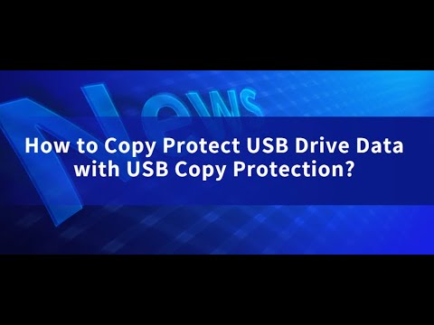 How to Copy Protect USB Drive Data with USB Copy Protection? - YouTube