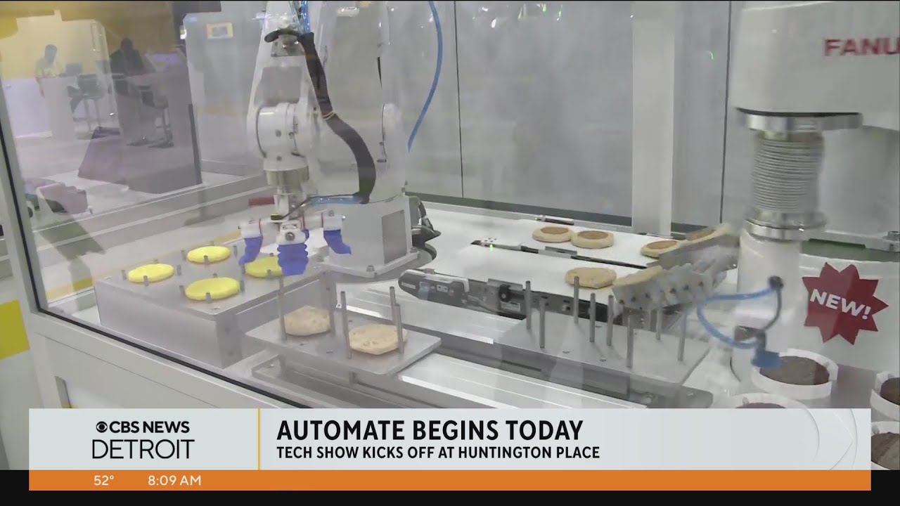 Automate 2023 kicks off at Huntington Place in Detroit - YouTube