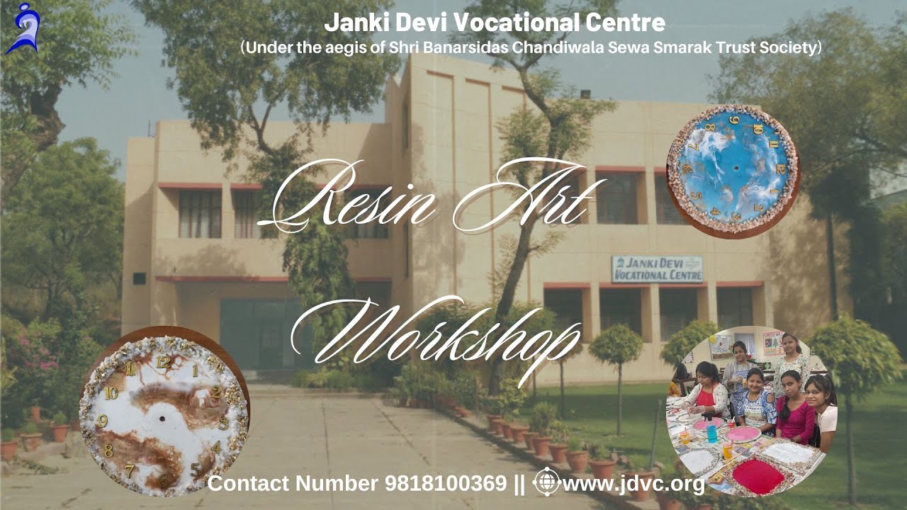 Relive the Magic: Resin Art Workshop Highlights by Janki Devi ...