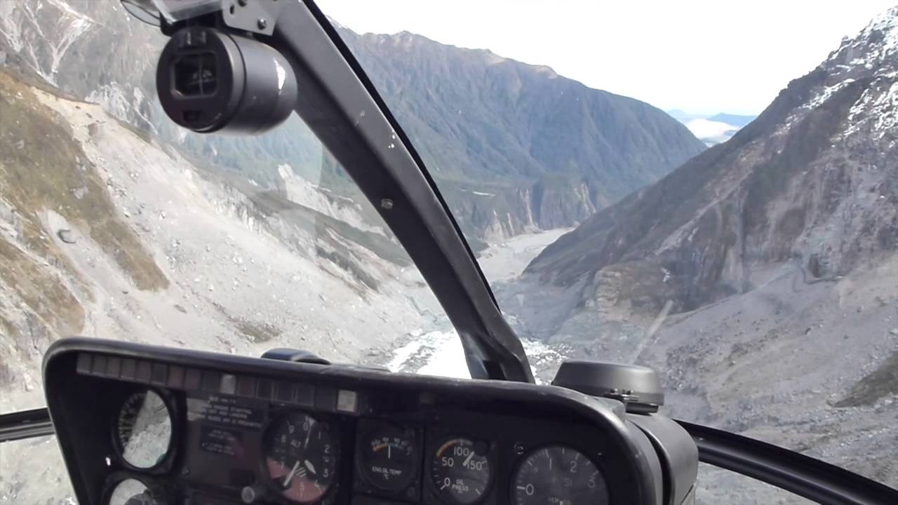 New Zealand Fox Glacier Helicopter Flight - YouTube
