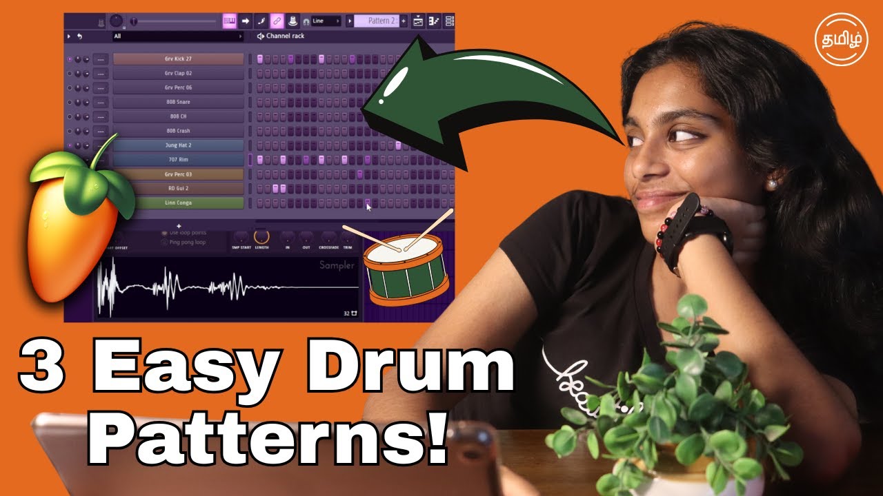 3 Easy Drum Patterns In Fl Studio | Fl Studio Tutorial In Tamil | Fl ...