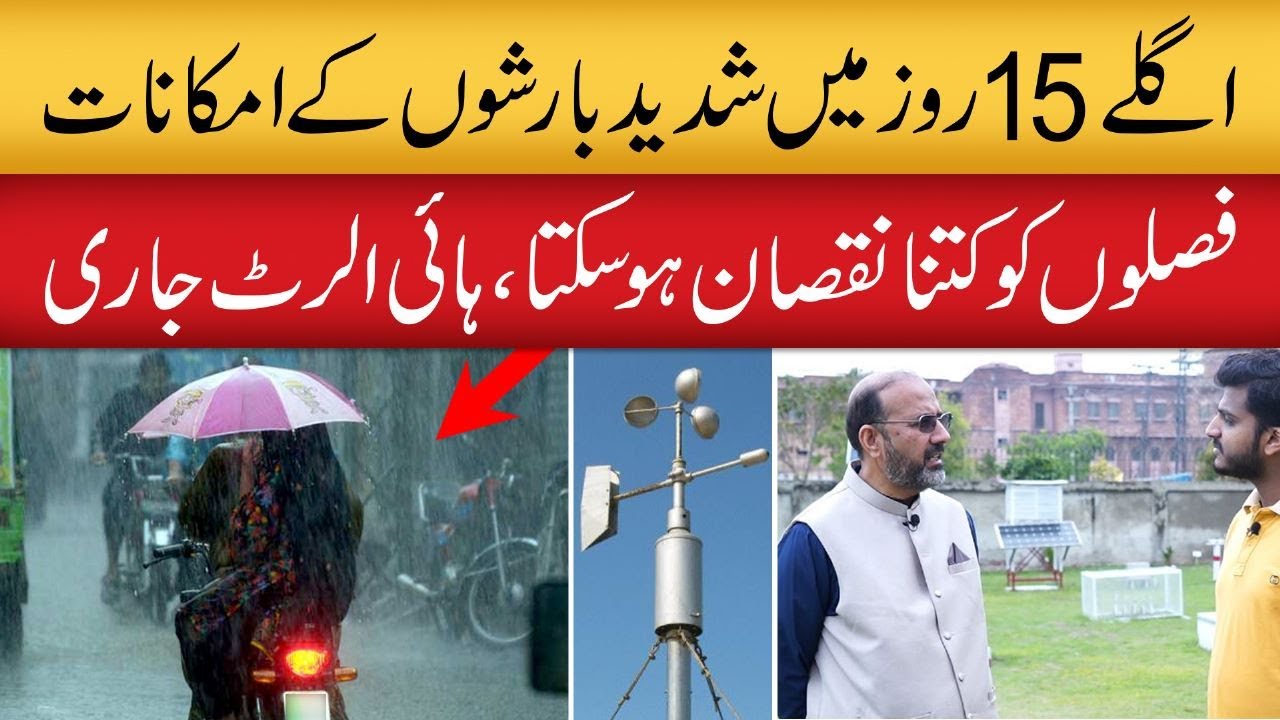 High Rain Alert in Lahore | What are the prospects for crops? | Daily ...