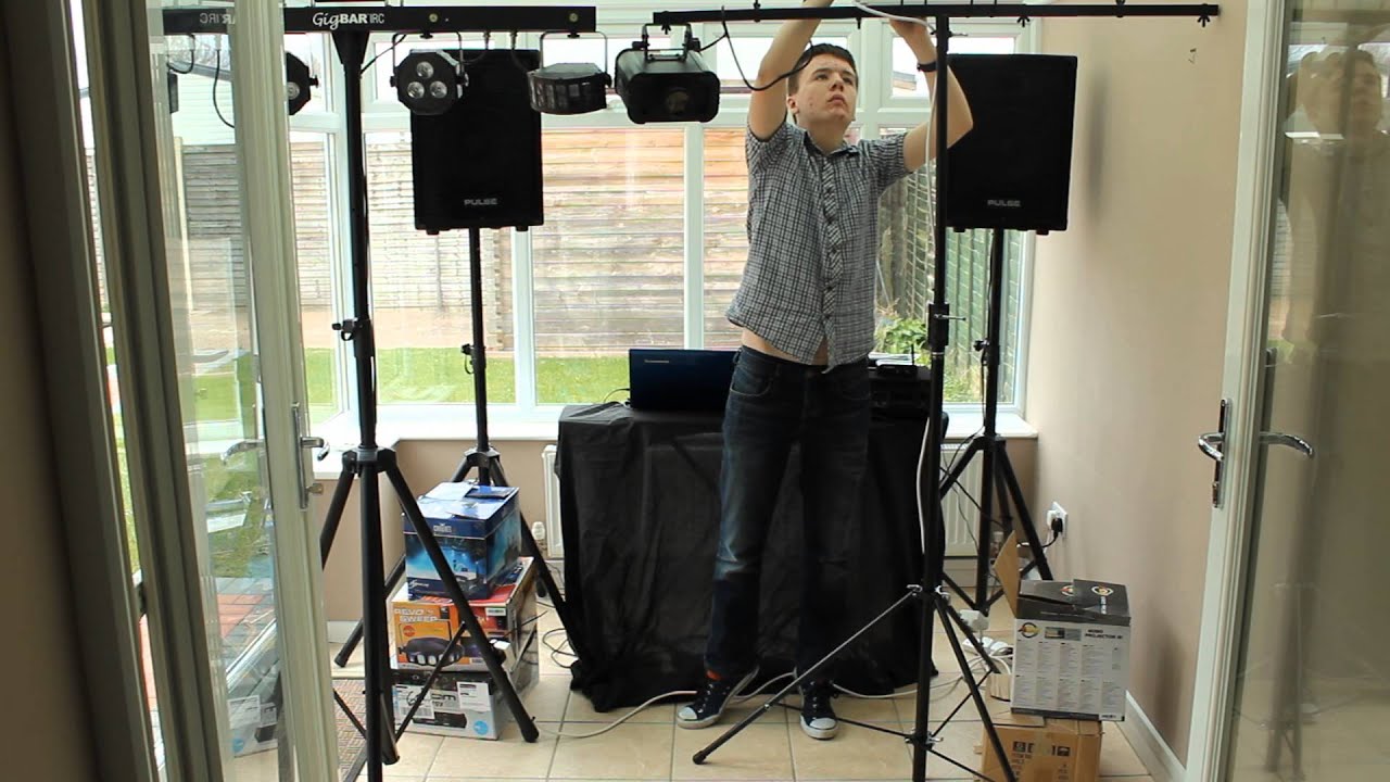 Large Disco Set Up Time Lapse - YouTube