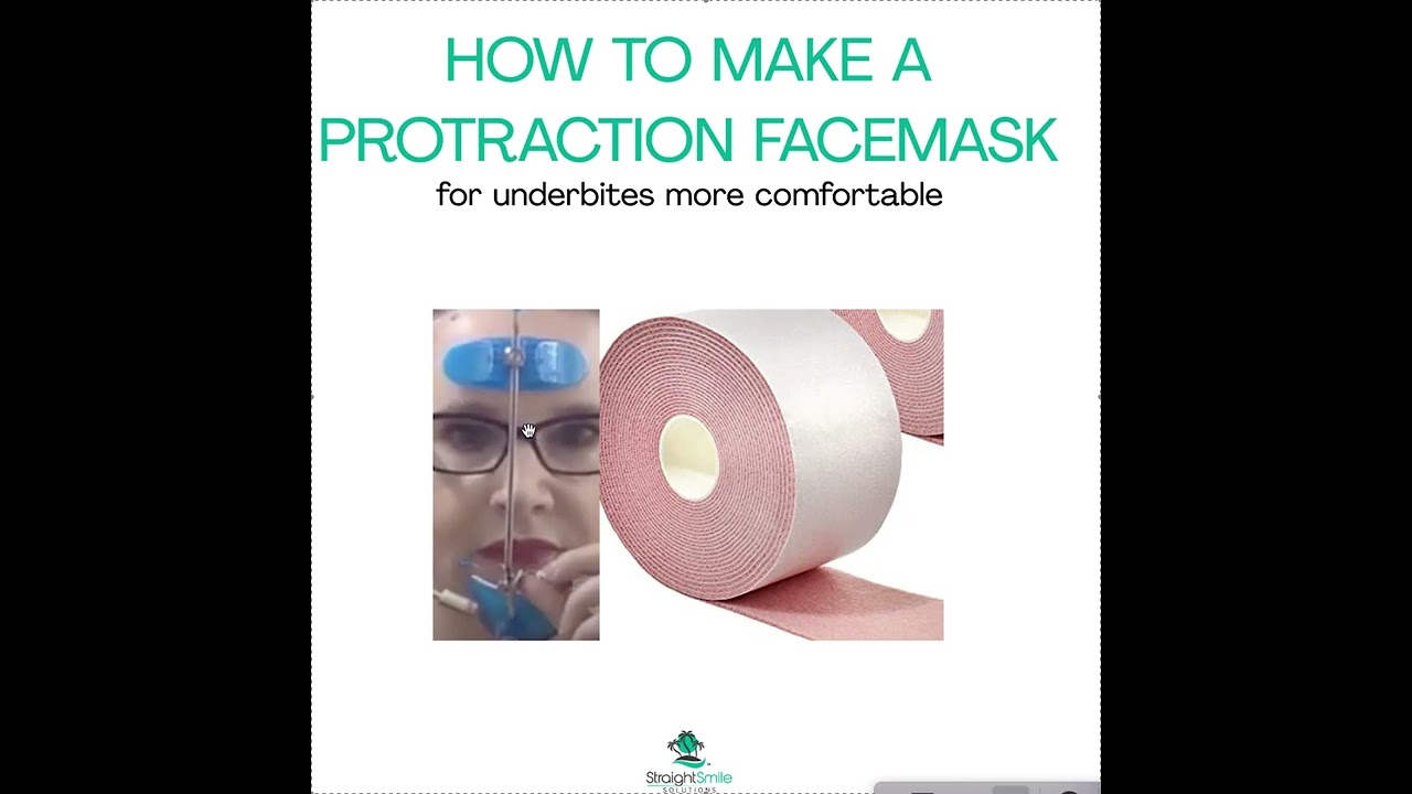 How to Make a Protraction Facemask more Comfortable - YouTube