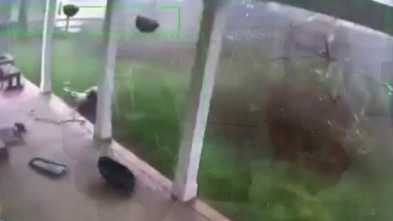 Destruction of North Carolina home caused by possible tornado - YouTube