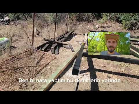 AHSAP KULÜBE YAPIMI 1 GÜN VE 2.GÜN, wooden hut construction, camping in the forest,