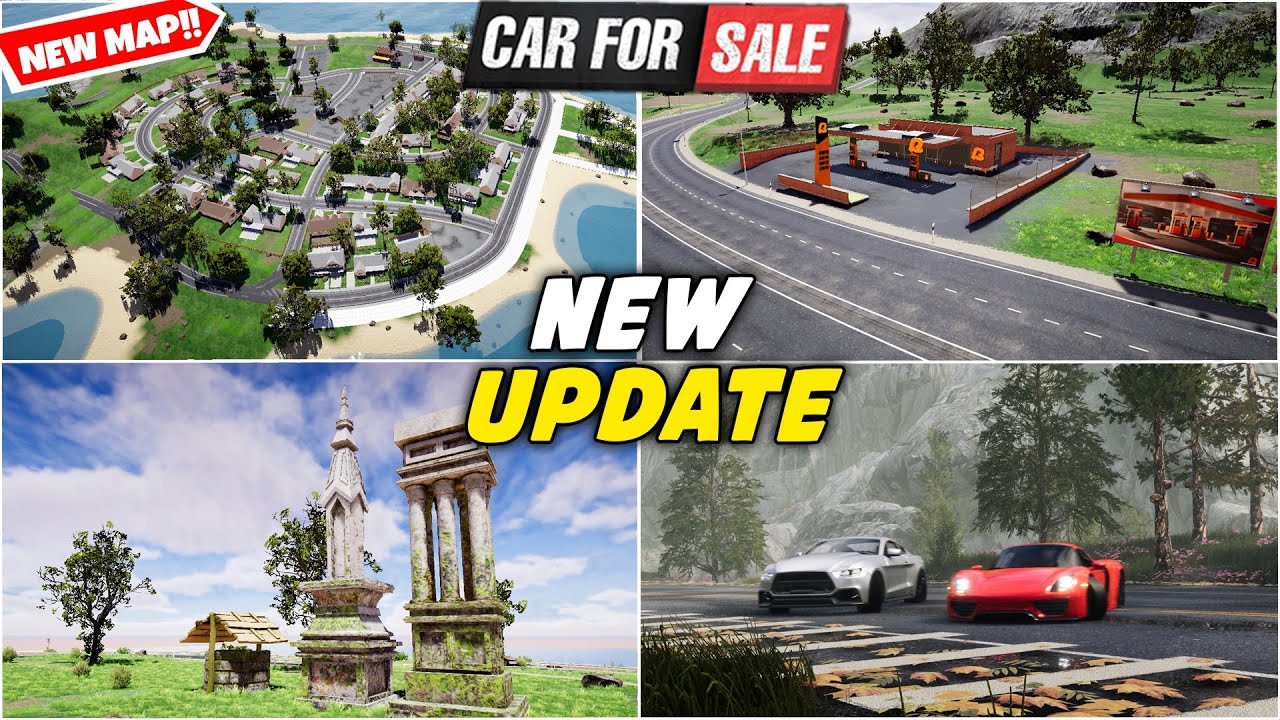 FINALLY CAR FOR SALE NEW MAP UPDATE! 🔥 NEW CARS & NEW CITY - Car For ...