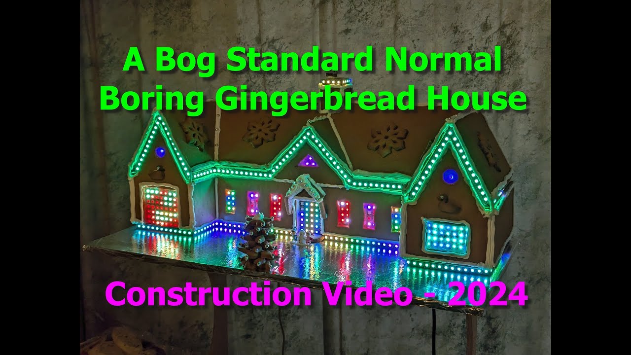 A Bog Standard Normal Boring Gingerbread House (Construction Video ...