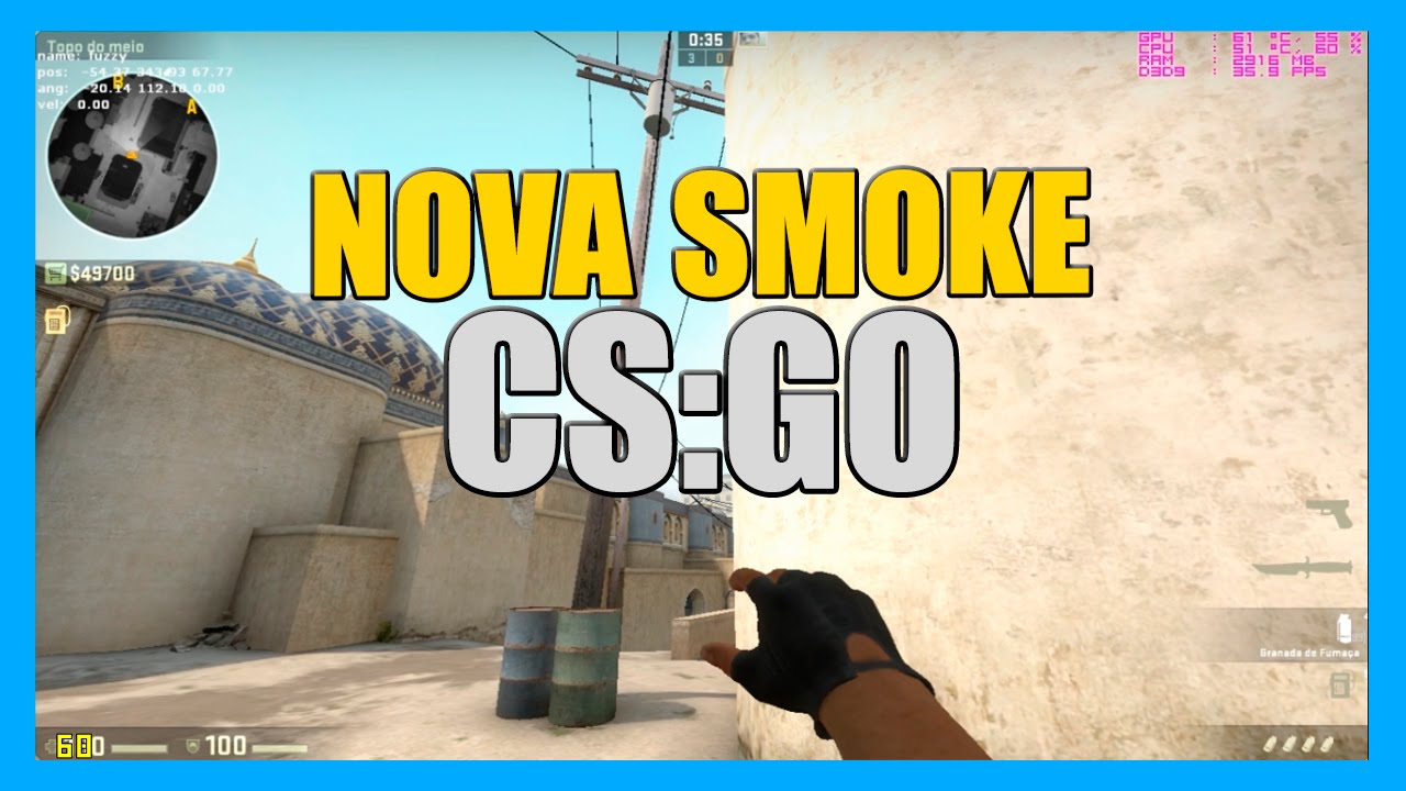 CS:GO - New Smoke DUST 2 Base CT By:Jovemgamer - YouTube