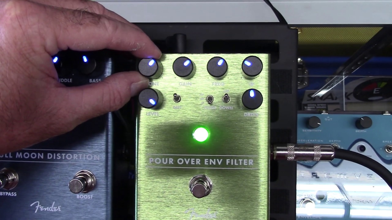 Two New Fender Pedals, The Trapper and the Pour Over Env Filter - YouTube