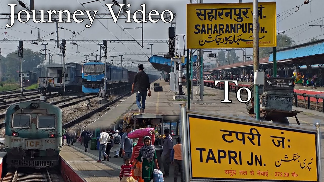 Tapri to Saharanpur|Journey Video|Eastern Dedicated Freight Corridor ...