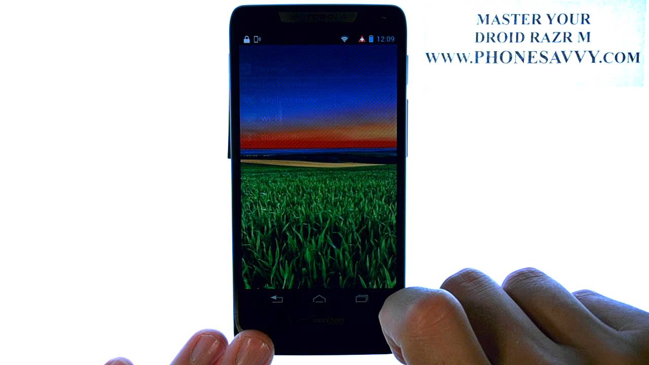 Motorola Droid Razr M - How Do I Disable Auto-Rotate Screen - YouTube