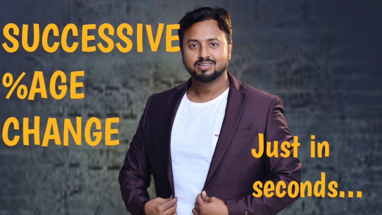 Successive percentage change | percentage short tricks | Maths | 2020 ...