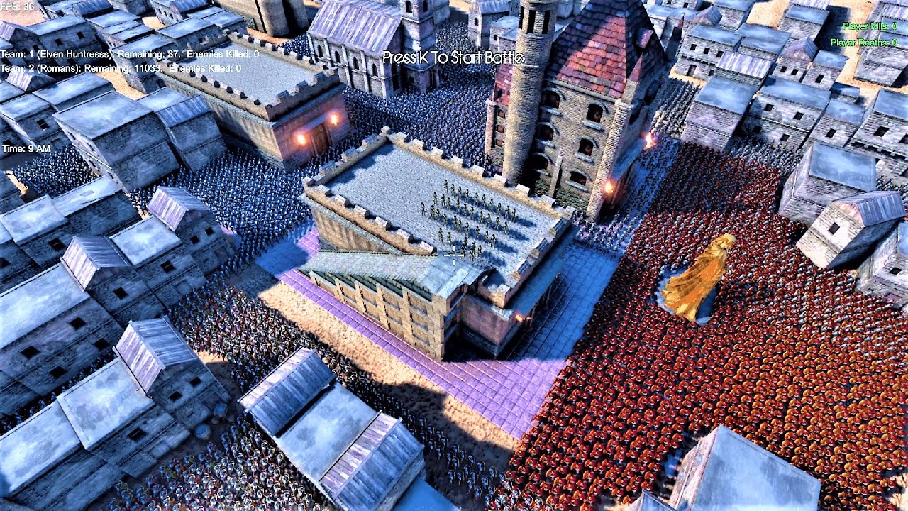 Can 80 Archers Survive Attack from 20,000 Medieval Army? Ultimate Epic ...