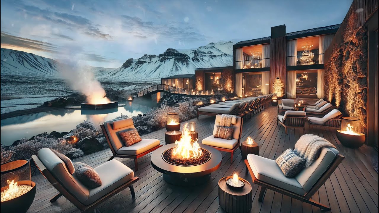 Fireside Calm in Iceland | Soft Light, Cozy Fire & Chill Vibes - YouTube