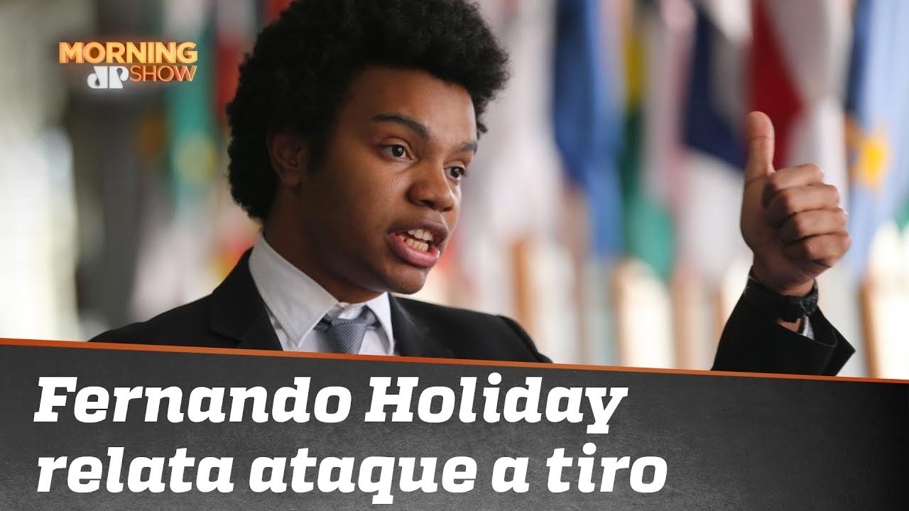 Vereador Fernando Holiday relata ataque a tiro e é alvo de “ódio do bem ...