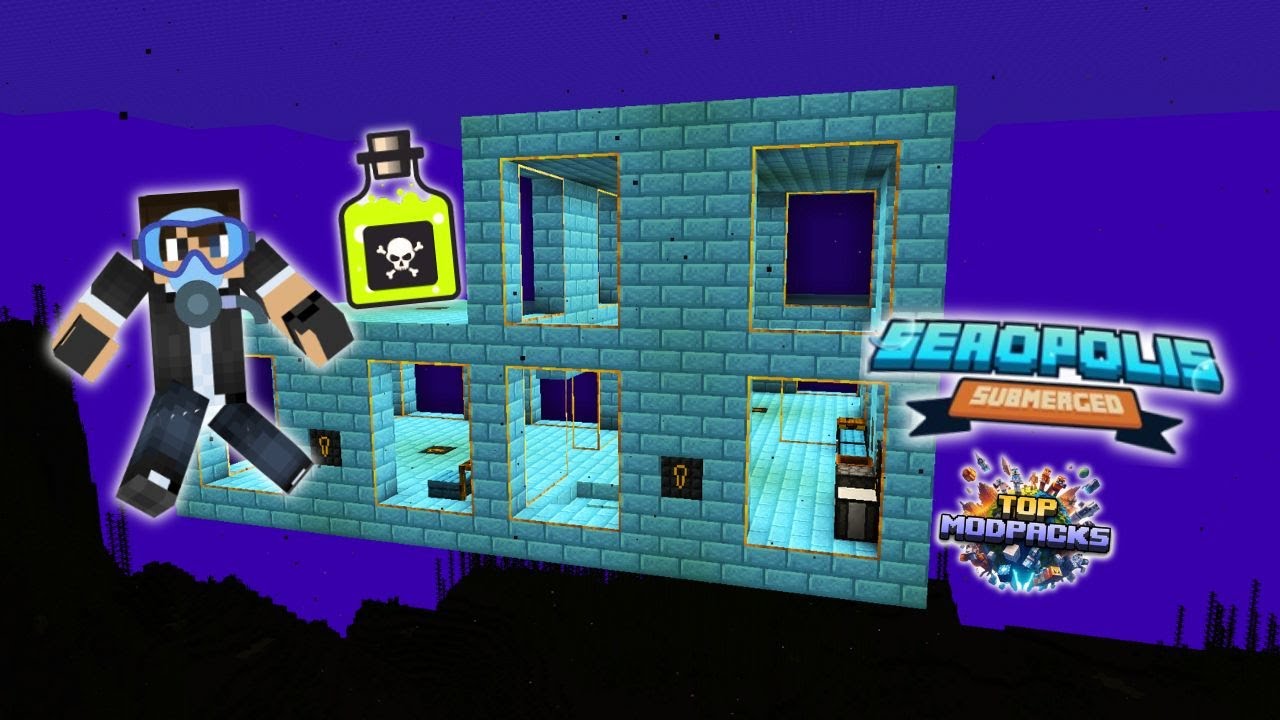 SOBREVIVI submerso em um OCEANO TÓXICO - Seaopolis Submerged ...