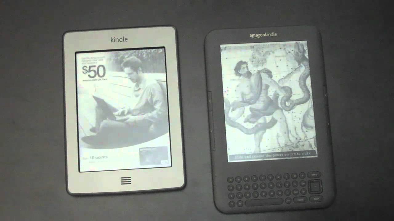 Kindle Touch Review and Comparison with Kindle Keyboard - YouTube
